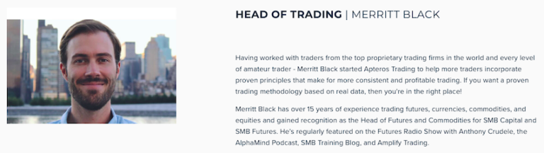 What is Apteros Trading and Who is Merritt Black?
