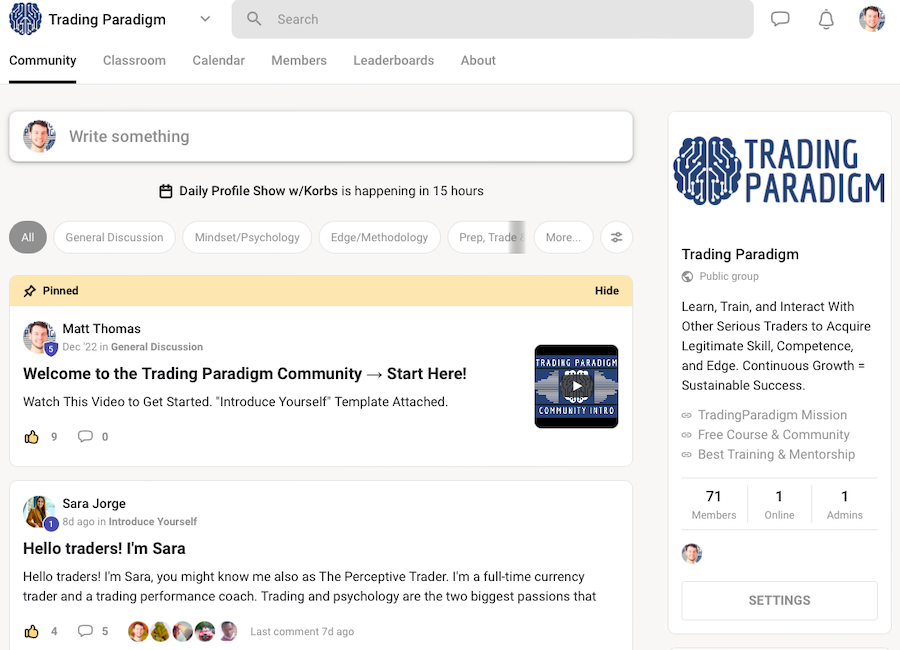 Trading Paradigm Community on Skool | TRADING PARADIGM